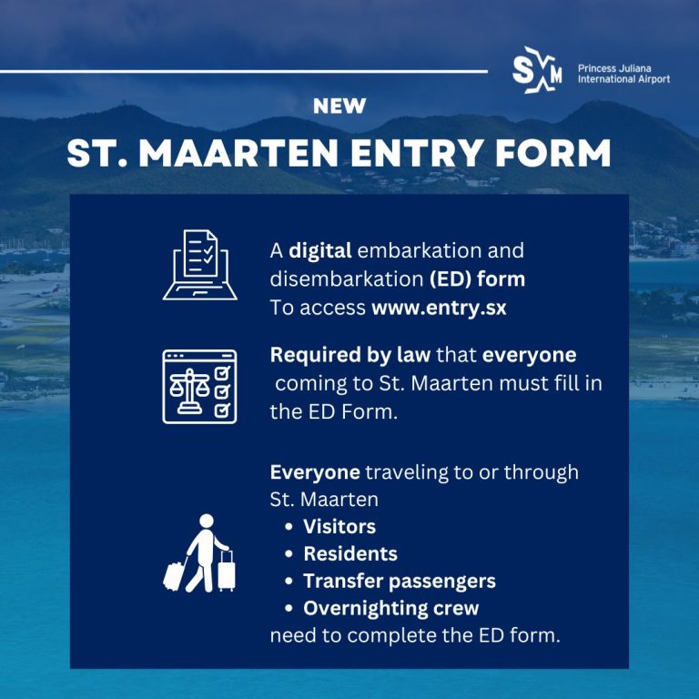New St. Maarten Digital Embarkation/Disembarkation (ED) Entry Form ...