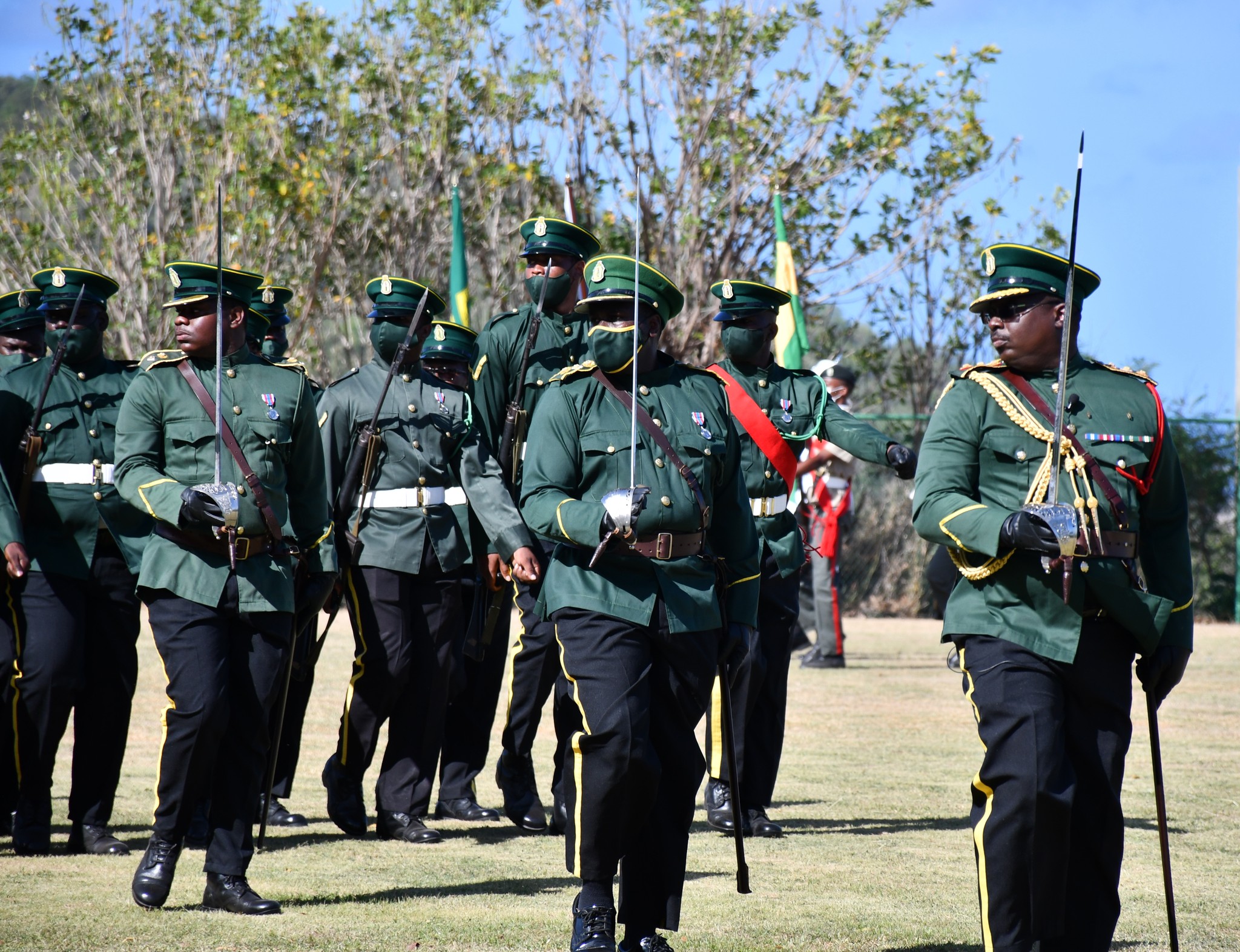 Montserrat Police & Defence Force Teams Training for King Charles III ...